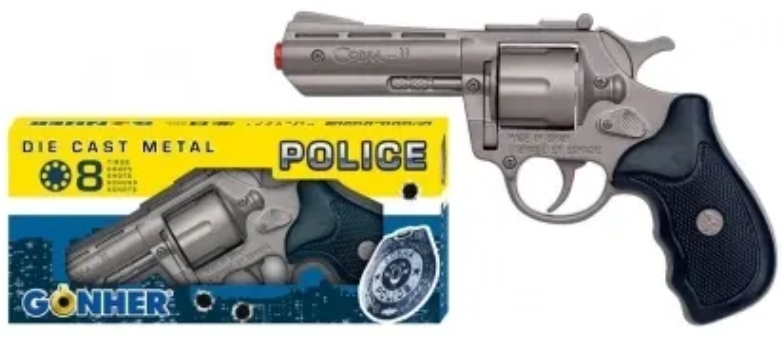 Gonher Police 357 Revolver 8-shot Cap Gun – West Chester Toys